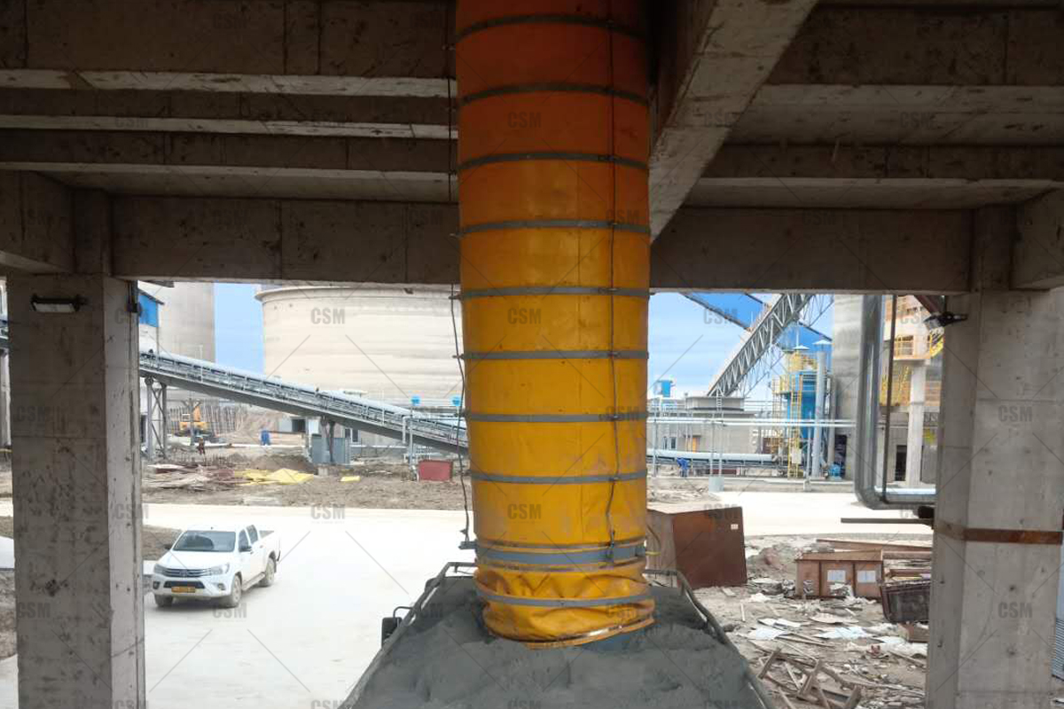 Installation and debugging of cement plant bulk loading bellow_loading ...